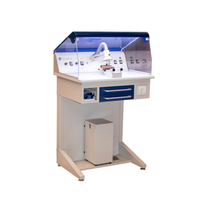 TECHNOFLUX POLISHING WORKSTATION WITH LIGHT, ASP. AND SMT MICROMOTOR ...